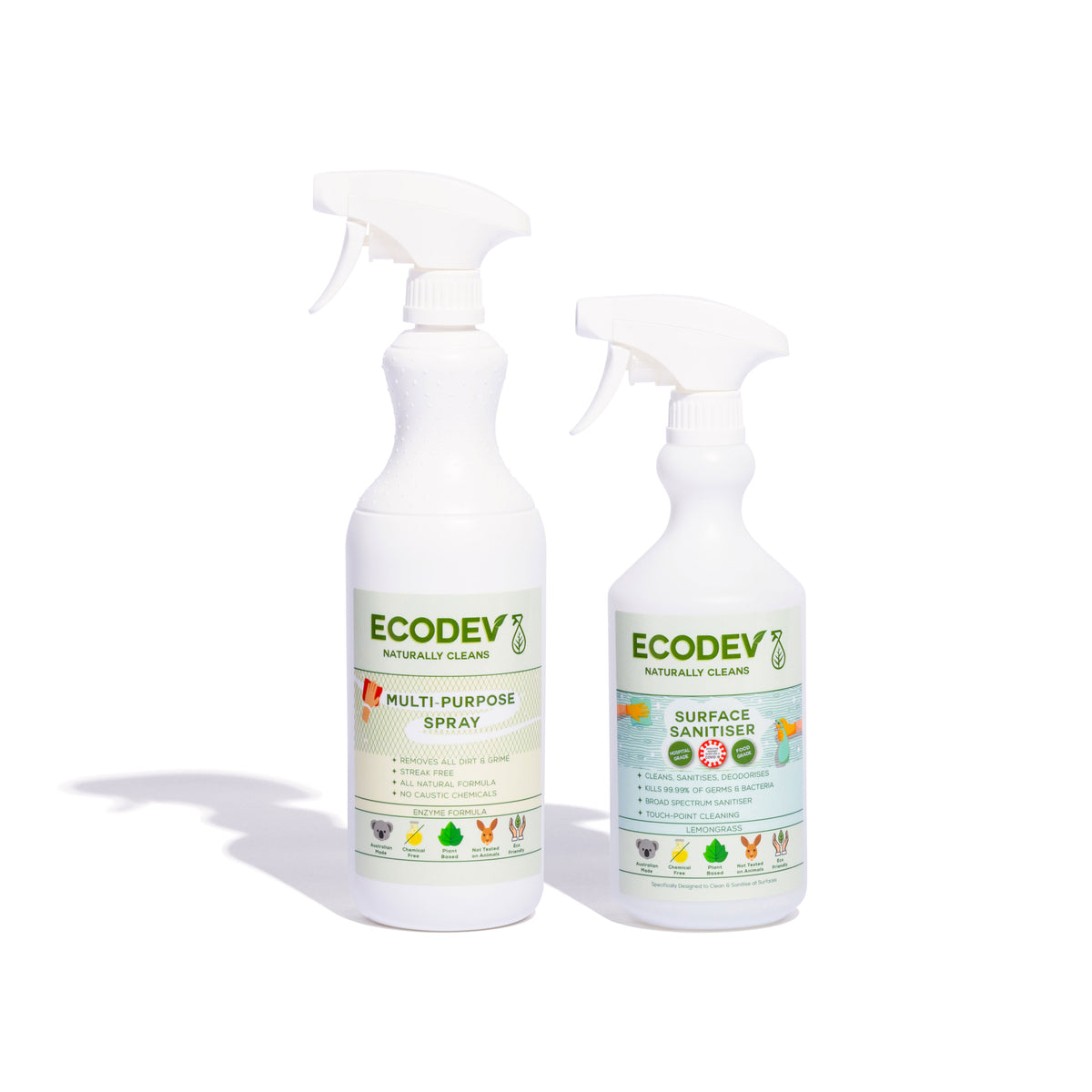 Ultimate Surface Cleaning & Disinfectant 1L + 750ml – Ecodev